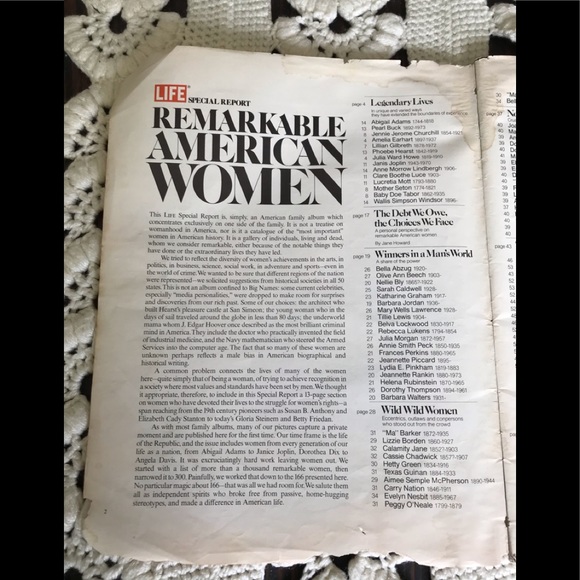 LIFE Magazine | Accents | Life Magazine 7s Remarkable American Women ...